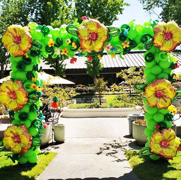 Balloon Arches, Garlands and Columns